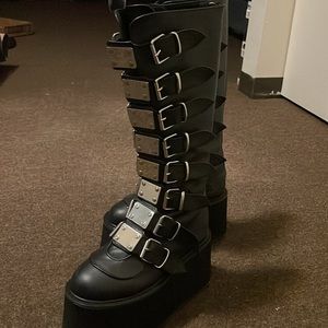 Demonia | Shoes | Brand New Demonia Platform Boots Size 7 | Poshmark